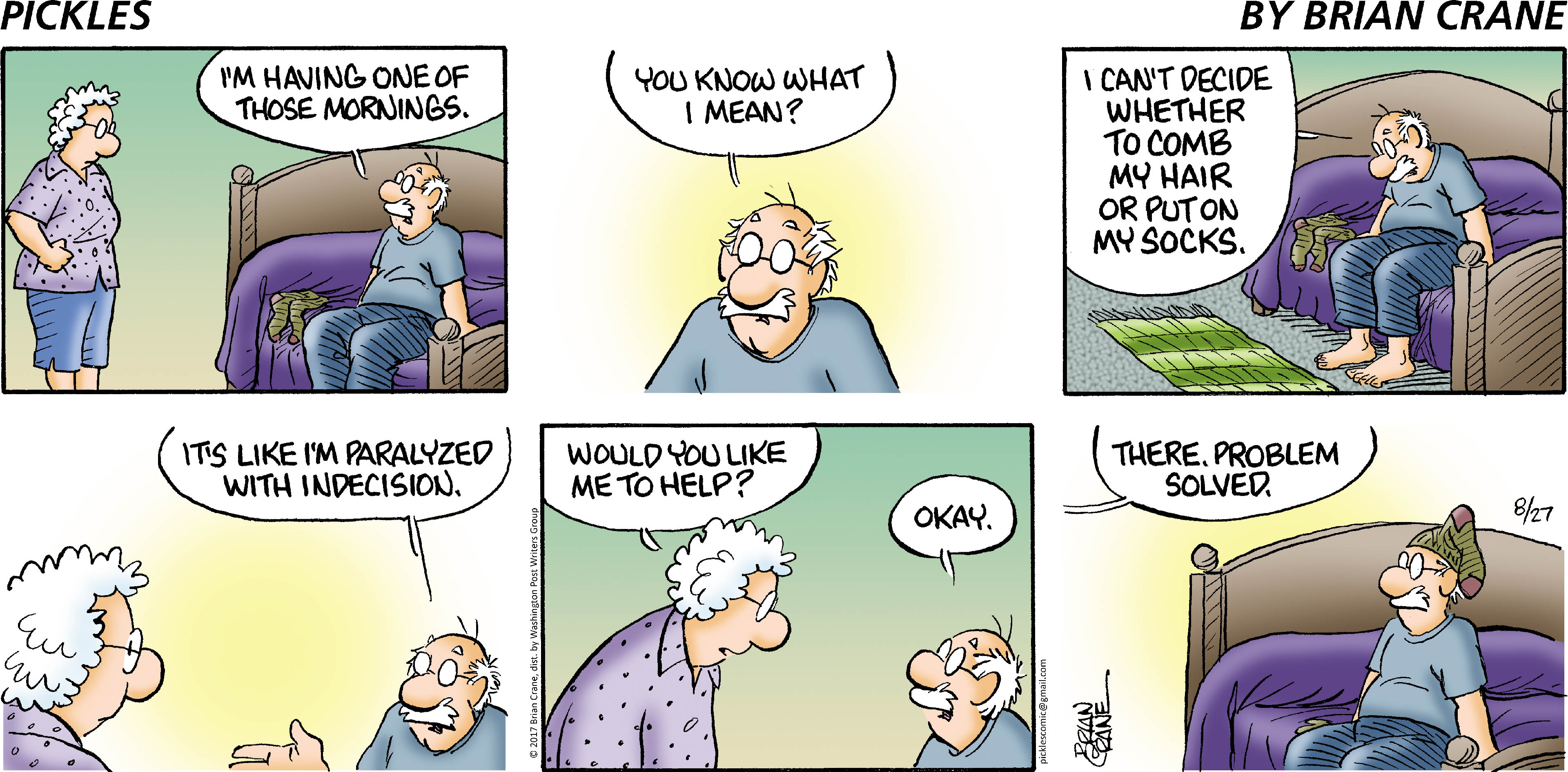 Pickles for 8/27/2017 | Pickles | Comics | ArcaMax Publishing