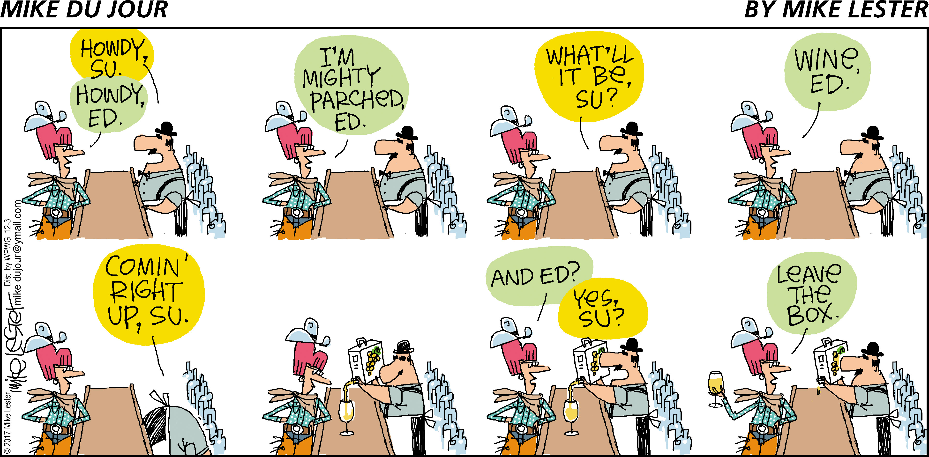 Mike Du Jour for 12/3/2017 | Mike Du Jour | Comics | ArcaMax Publishing