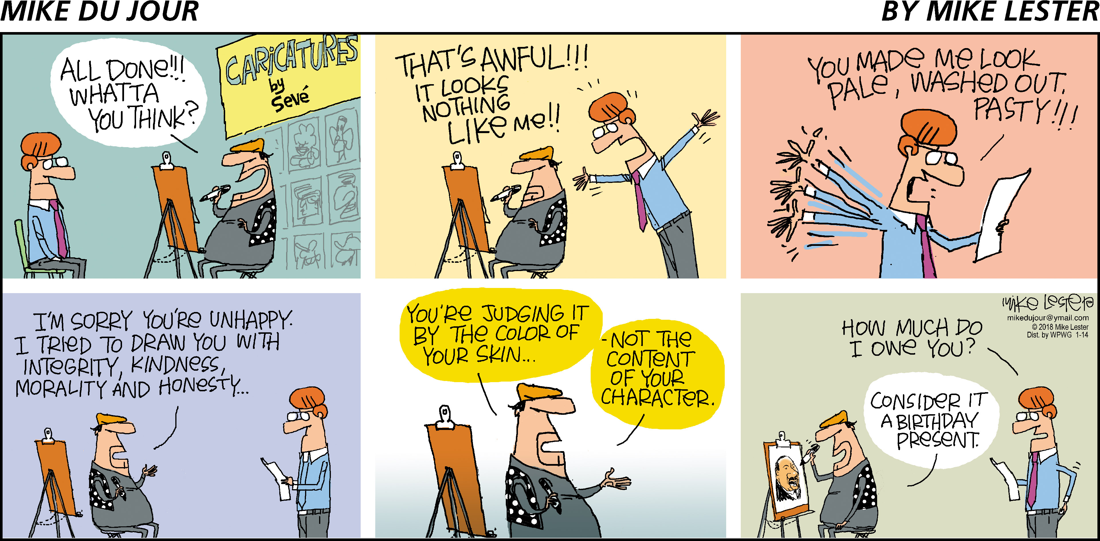 Mike Du Jour for 1/14/2018 | Mike Du Jour | Comics | ArcaMax Publishing