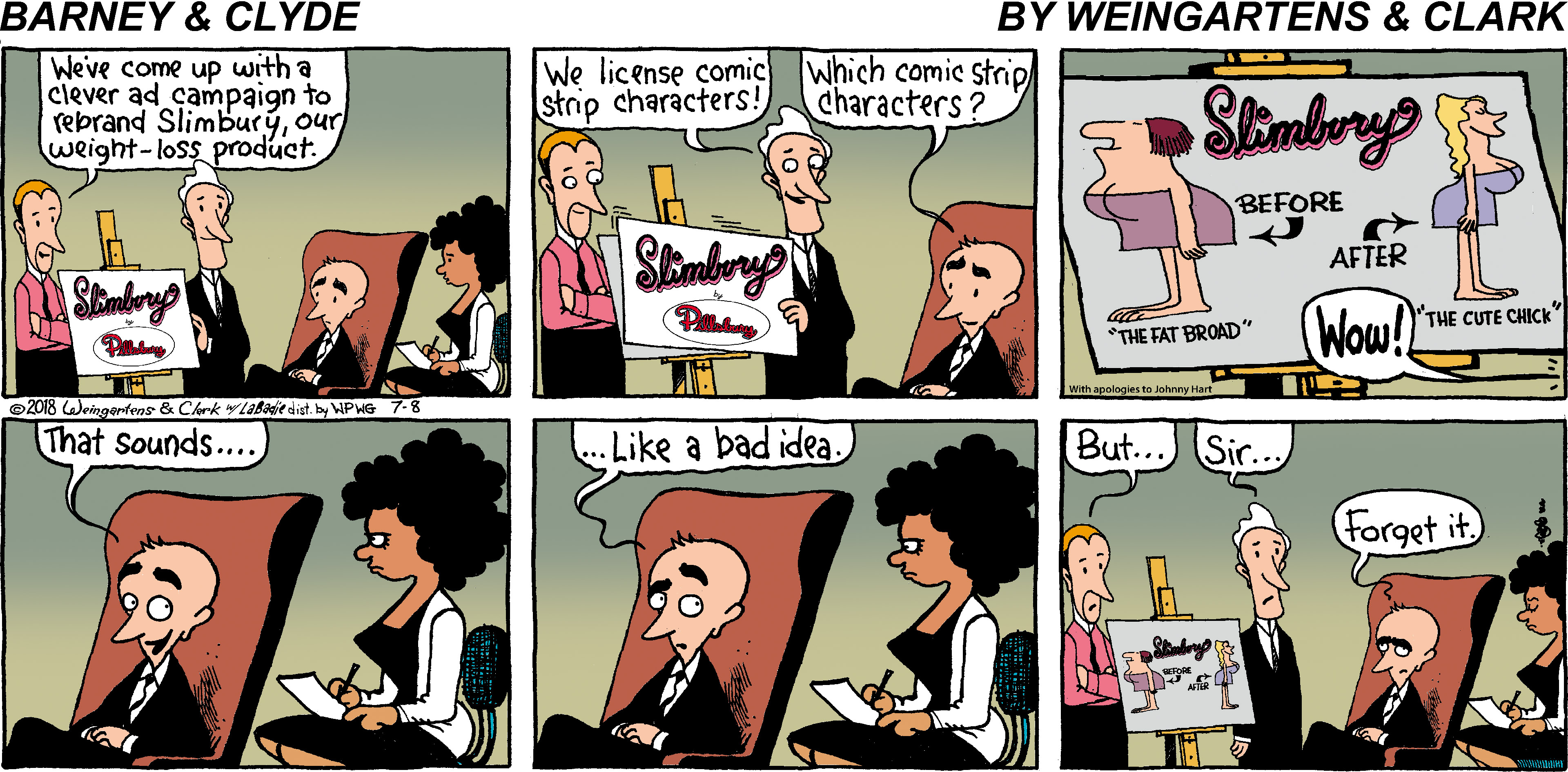 Barney & Clyde for 7/8/2018 | Barney & Clyde | Comics | ArcaMax Publishing