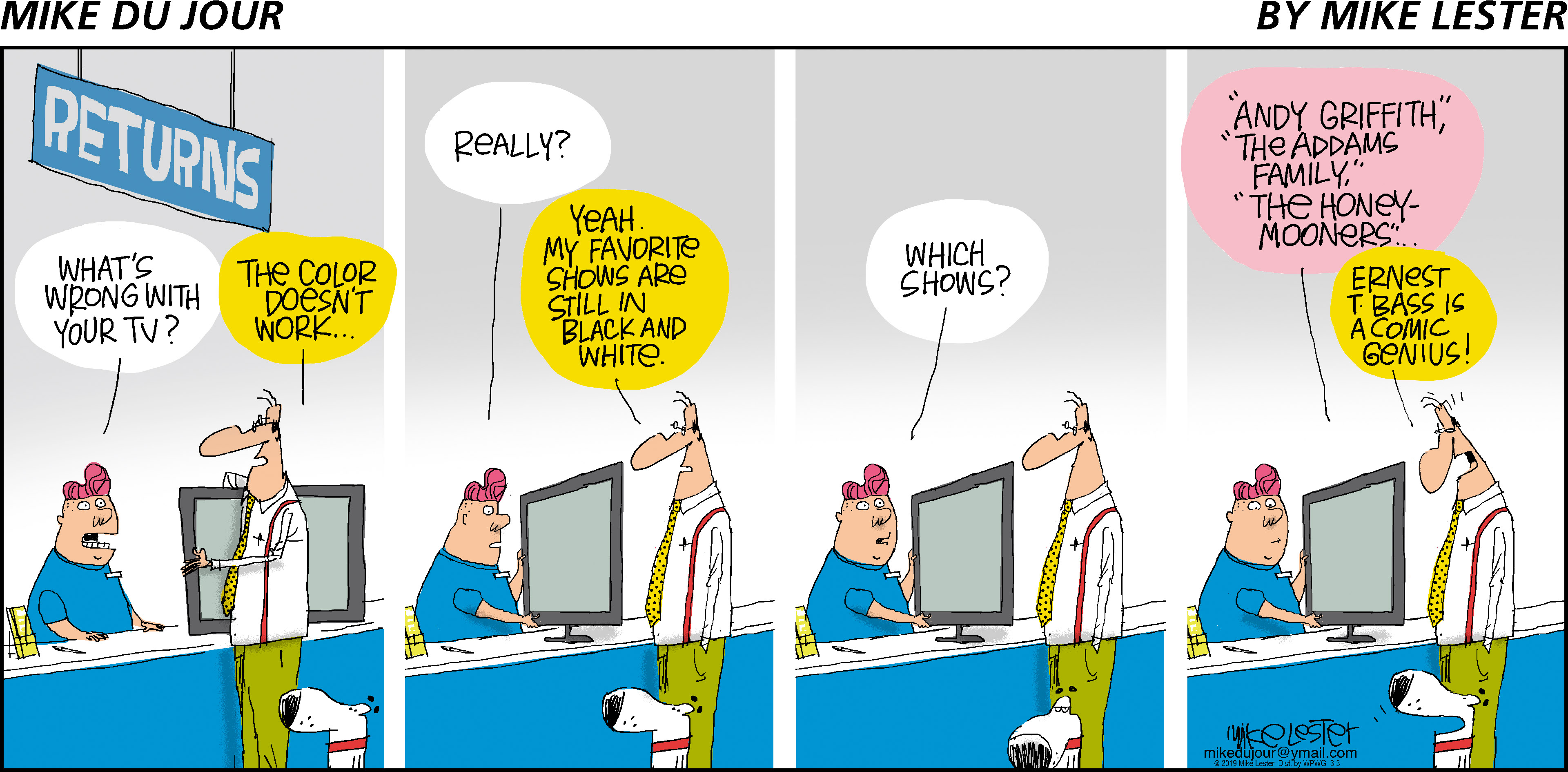 Mike Du Jour for 3/3/2019 | Mike Du Jour | Comics | ArcaMax Publishing