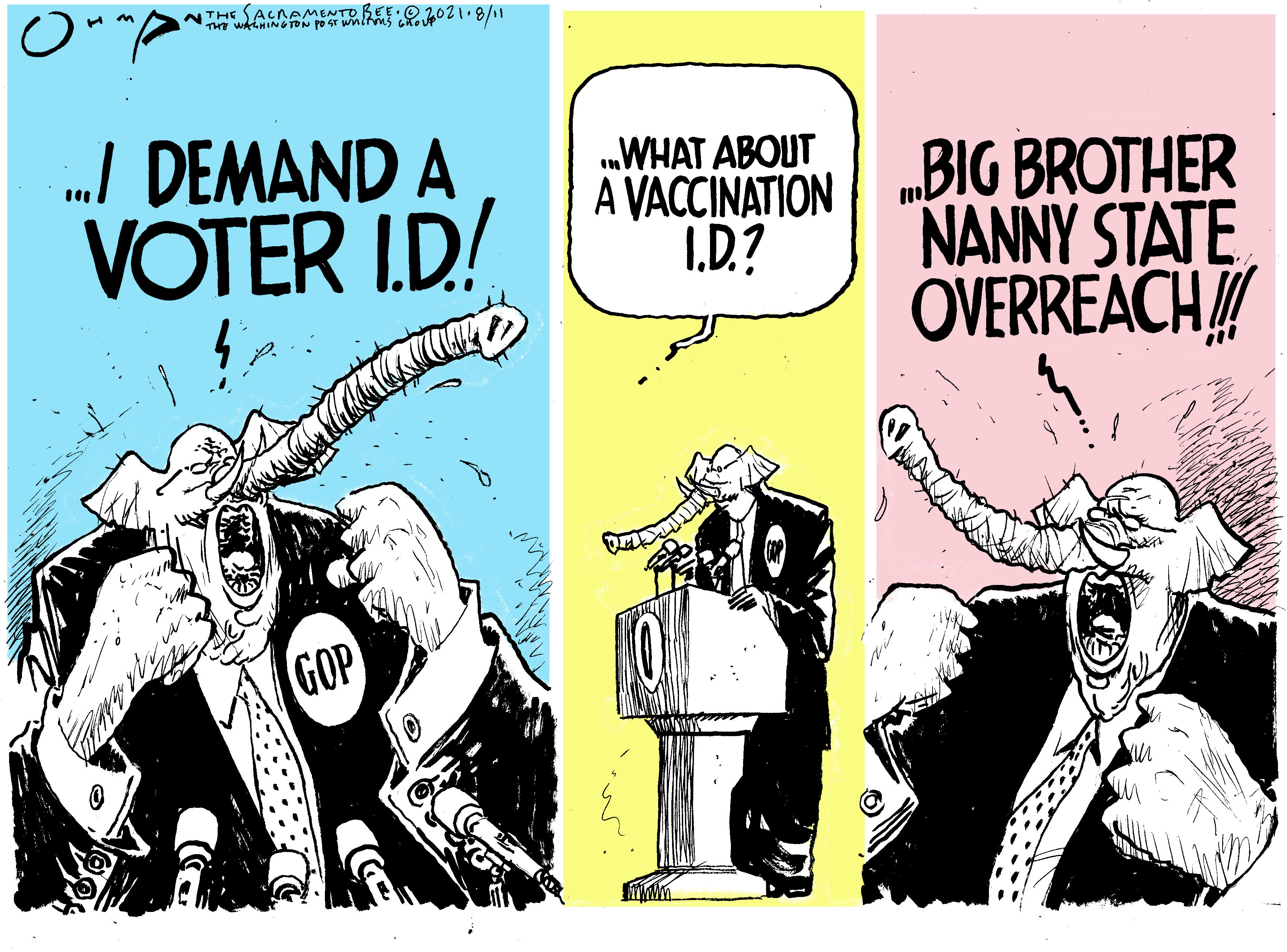 Jack Ohman for 8/11/2021 | Jack Ohman | Comics | ArcaMax Publishing