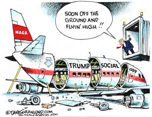 Trump Social app | Dave Granlund | Comics | ArcaMax Publishing