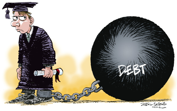 Student Debt 2022 | Daryl Cagle | Comics | ArcaMax Publishing