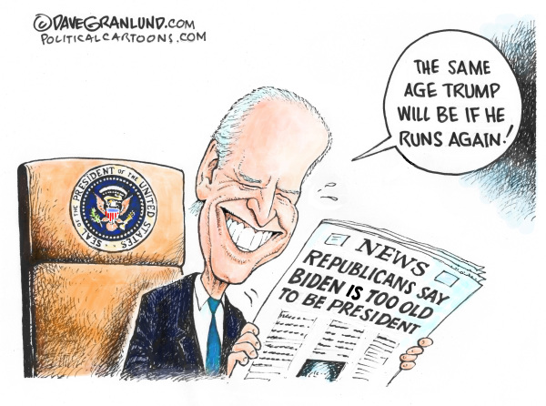 Biden's age | Dave Granlund | Comics | ArcaMax Publishing