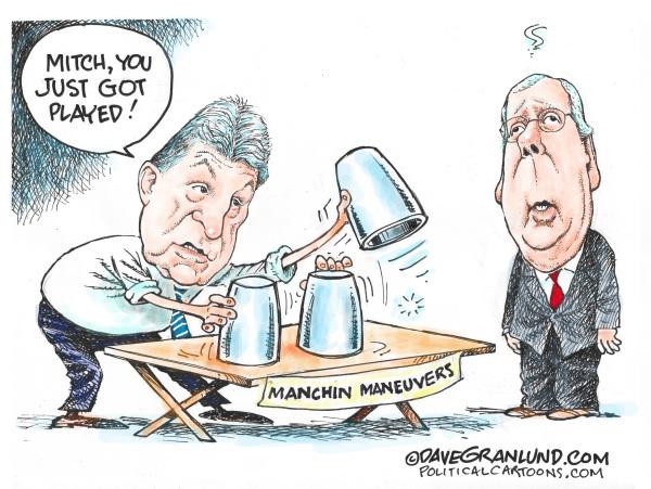 Manchin Senate maneuvers | Dave Granlund | Comics | ArcaMax Publishing