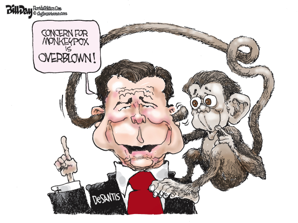 FLORIDA - Overblown Monkeypox | Bill Day | Comics | ArcaMax Publishing