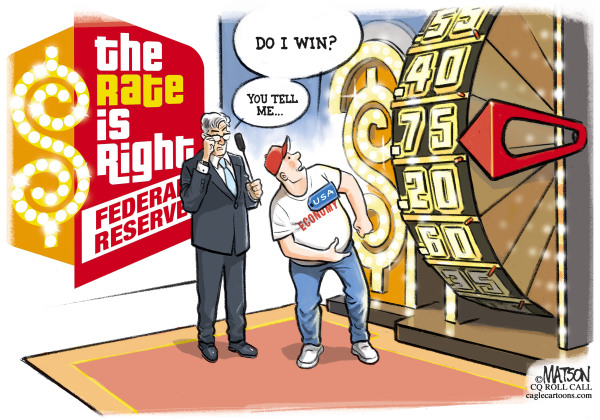 Federal Reserve Rate Hike | RJ Matson | Comics | ArcaMax Publishing