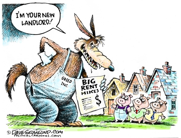 Big rent hikes | Dave Granlund | Comics | ArcaMax Publishing