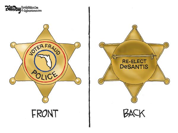 FLORIDA Voter Fraud Police | Bill Day | Comics | ArcaMax Publishing