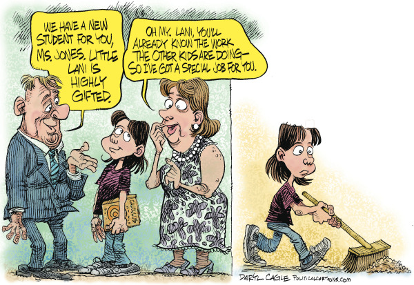 School for Gifted Children REPOST | Daryl Cagle | Comics | ArcaMax ...
