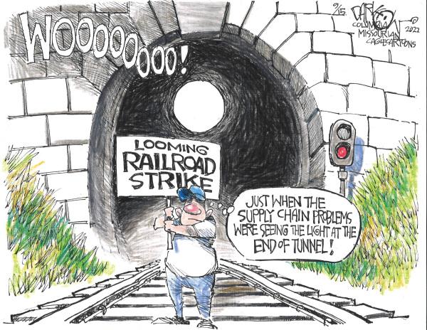 Railroad strike | John Darkow | Comics | ArcaMax Publishing
