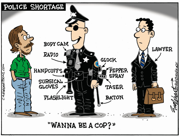 Police Recruiting | Bob Englehart | Comics | ArcaMax Publishing