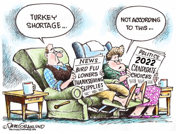 Turkey shortage 2022 | Dave Granlund | Comics | ArcaMax Publishing