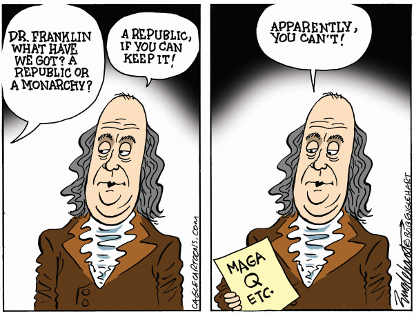 Ben Franklin On Democracy | Bob Englehart | Comics | ArcaMax Publishing