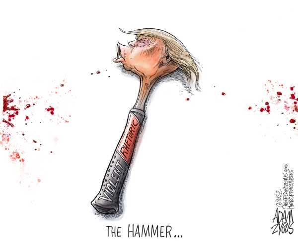 Violent Rhetoric | Adam Zyglis | Comics | ArcaMax Publishing