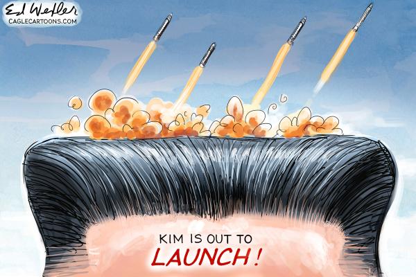 Kim Is Out To Launch | Ed Wexler | Comics | ArcaMax Publishing