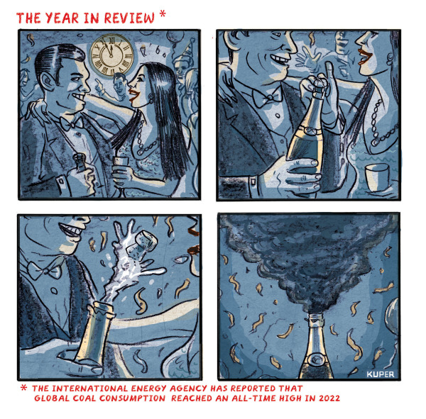 The Year in Review | Peter Kuper | Comics | ArcaMax Publishing