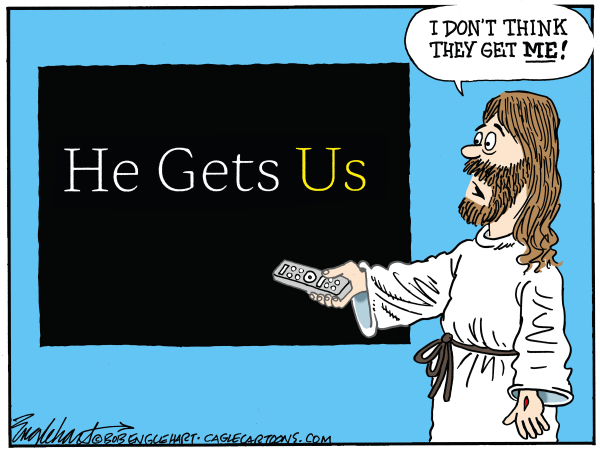 Advertising Jesus | Bob Englehart | Comics | ArcaMax Publishing