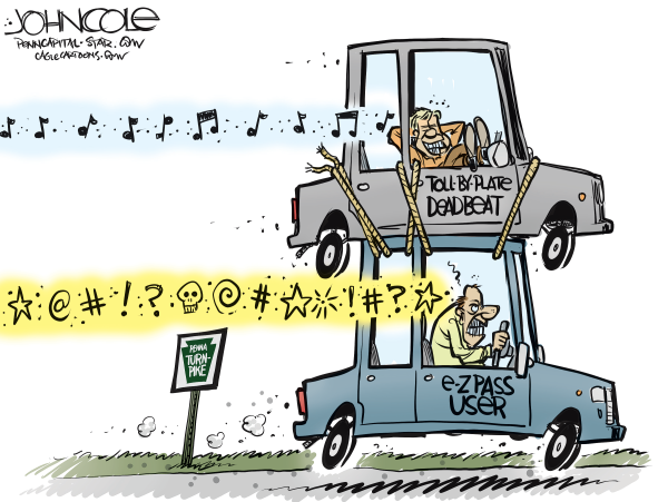 PENNSYLVANIA Turnpike toll deadbeats | John Cole | Comics | ArcaMax ...