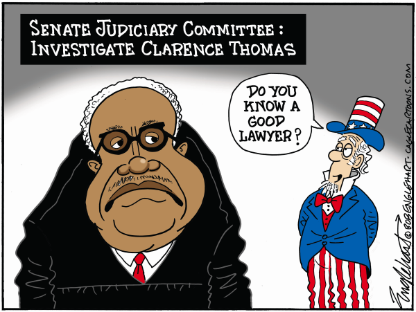 Not So Honorable Judge Thomas | Bob Englehart | Comics | ArcaMax Publishing