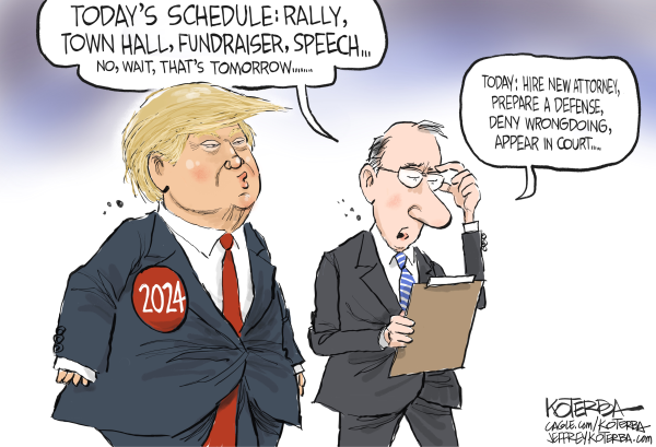 Campaign Schedule | Jeff Koterba | Comics | ArcaMax Publishing