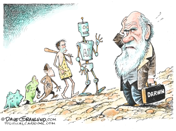 AI evolution | Dave Granlund | Comics | ArcaMax Publishing