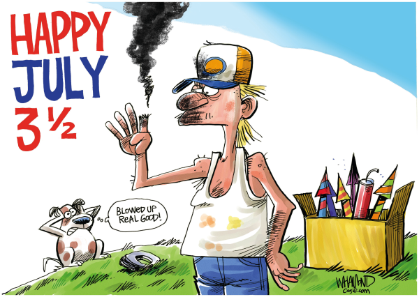 4th of July or almost | Dave Whamond | Comics | ArcaMax Publishing