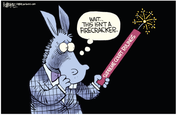 SUPREME COURT FIRECRACKER | Rick McKee | Comics | ArcaMax Publishing