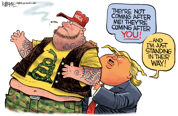 Trump Shield | Rick McKee | Comics | ArcaMax Publishing