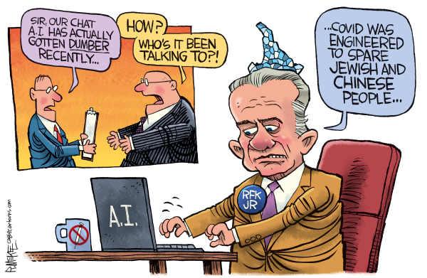 RFK JR AI | Rick McKee | Comics | ArcaMax Publishing