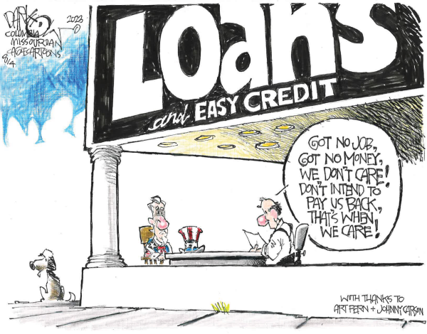 Credit Rating Downgrade | John Darkow | Comics | ArcaMax Publishing