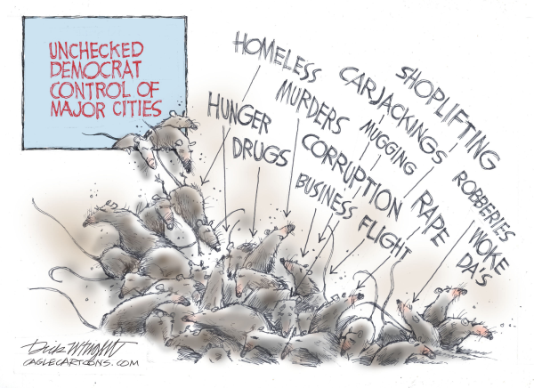 Democrat Controlled Cities | Dick Wright | Comics | ArcaMax Publishing