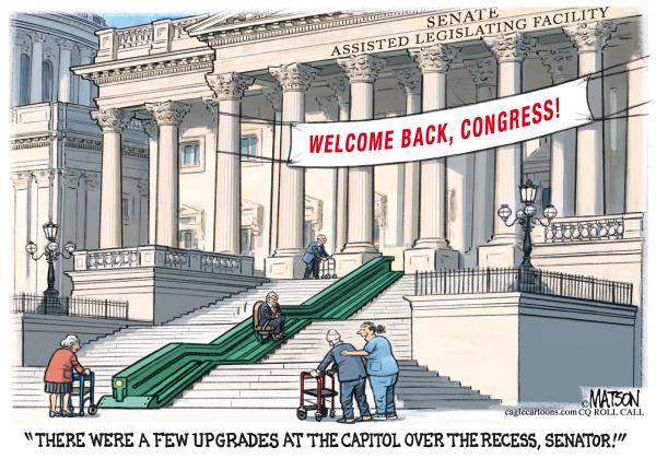 Capitol Upgrade For Aging Senators | RJ Matson | Comics | ArcaMax ...
