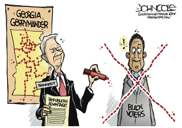 GEORGIA Racial gerrymandering | John Cole | Comics | ArcaMax Publishing