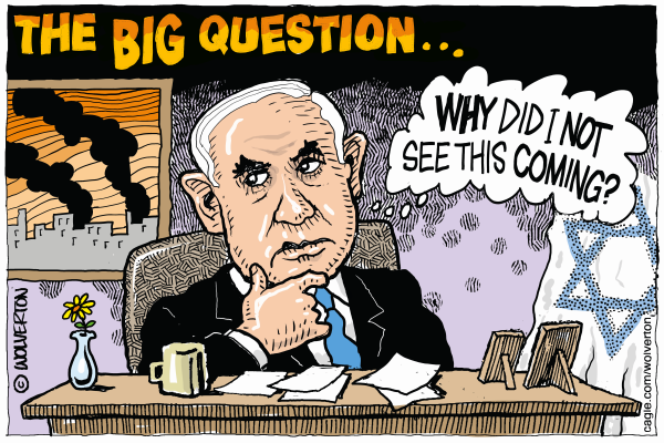 Netanyahu Blindsided | Monte Wolverton | Comics | ArcaMax Publishing