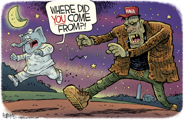 MAGA FRANKENSTEIN | Rick McKee | Comics | ArcaMax Publishing