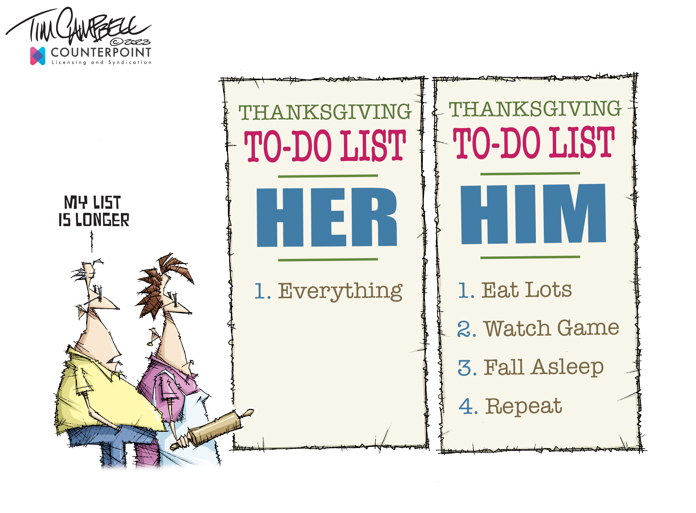 Tim Campbell for 11/20/2023 | Tim Campbell | Comics | ArcaMax Publishing