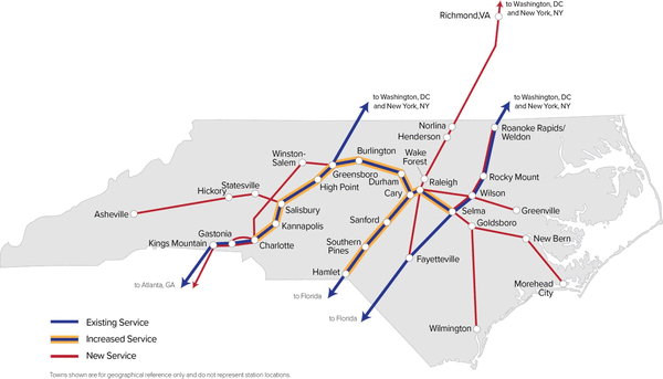 Charlotte to Atlanta at up to 220 mph? High-speed rail is among NC ...