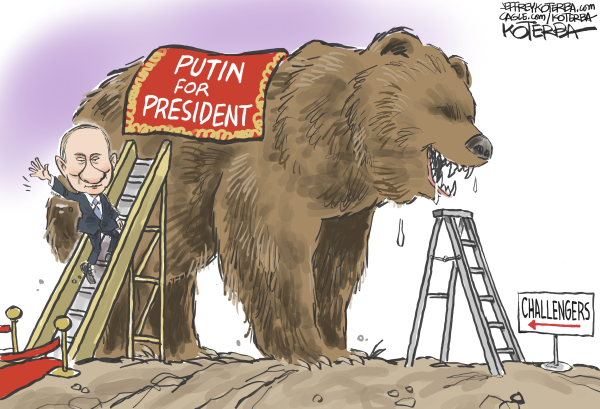 Putin Runs for Reelection | Jeff Koterba | Comics | ArcaMax Publishing