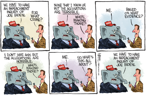 Biden Impeachment Inquiry | Rick McKee | Comics | ArcaMax Publishing