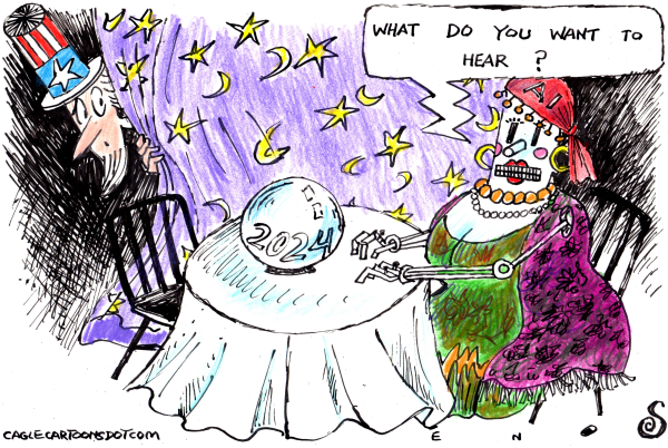 PERILOUS PROGNOSTICATION | Randy Enos | Comics | ArcaMax Publishing