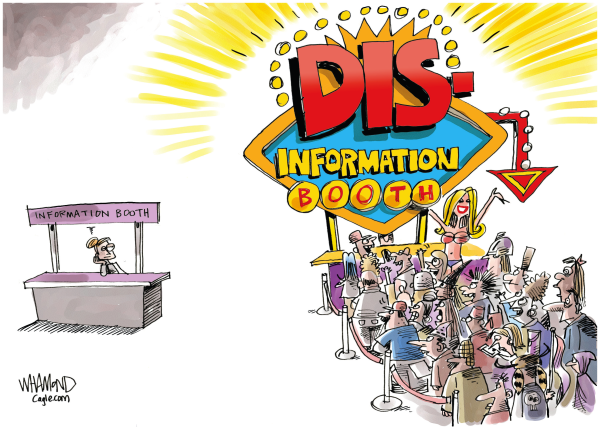 Disinformation Booth | Dave Whamond | Comics | ArcaMax Publishing