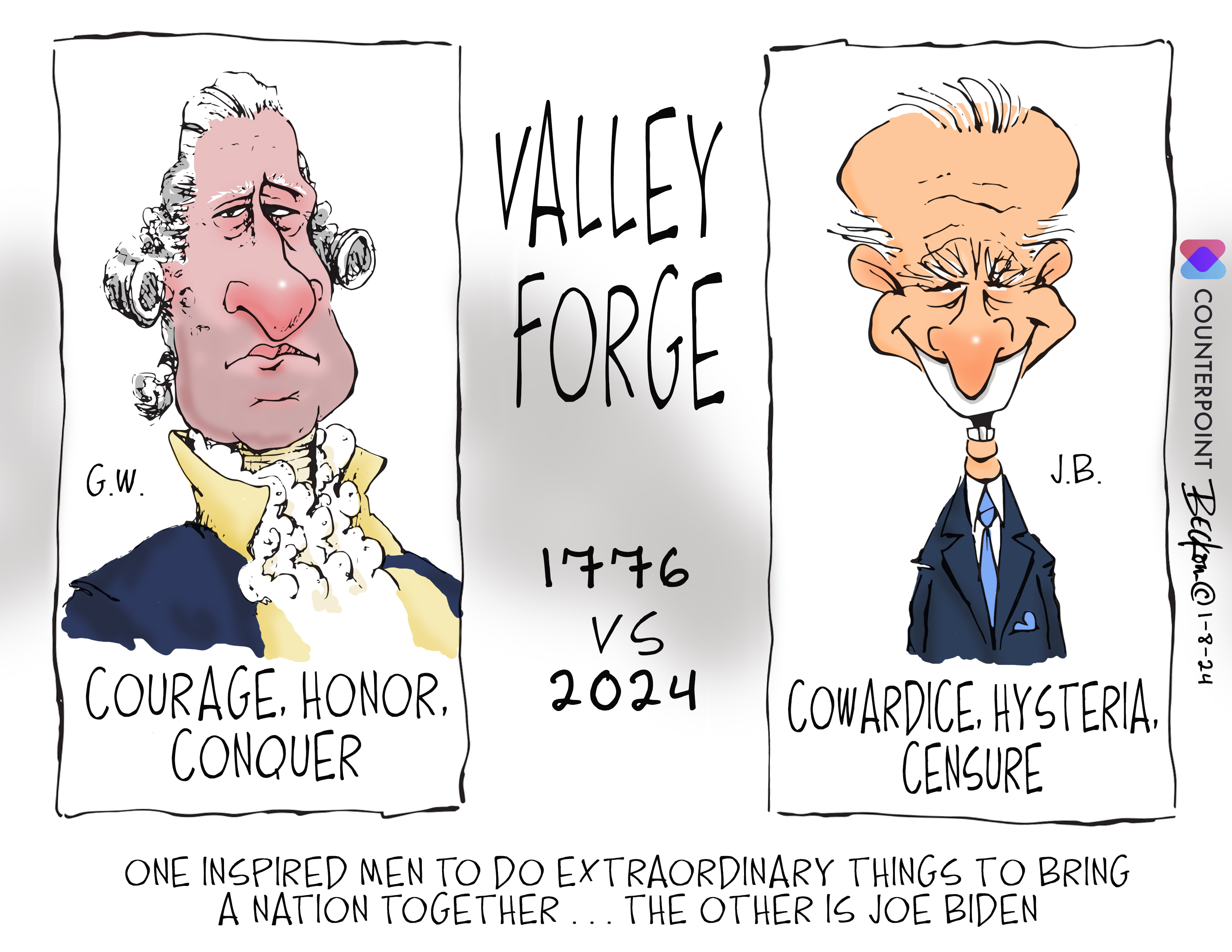 Mike Beckom 1/8/2024 | Mike Beckom | Comics | ArcaMax Publishing