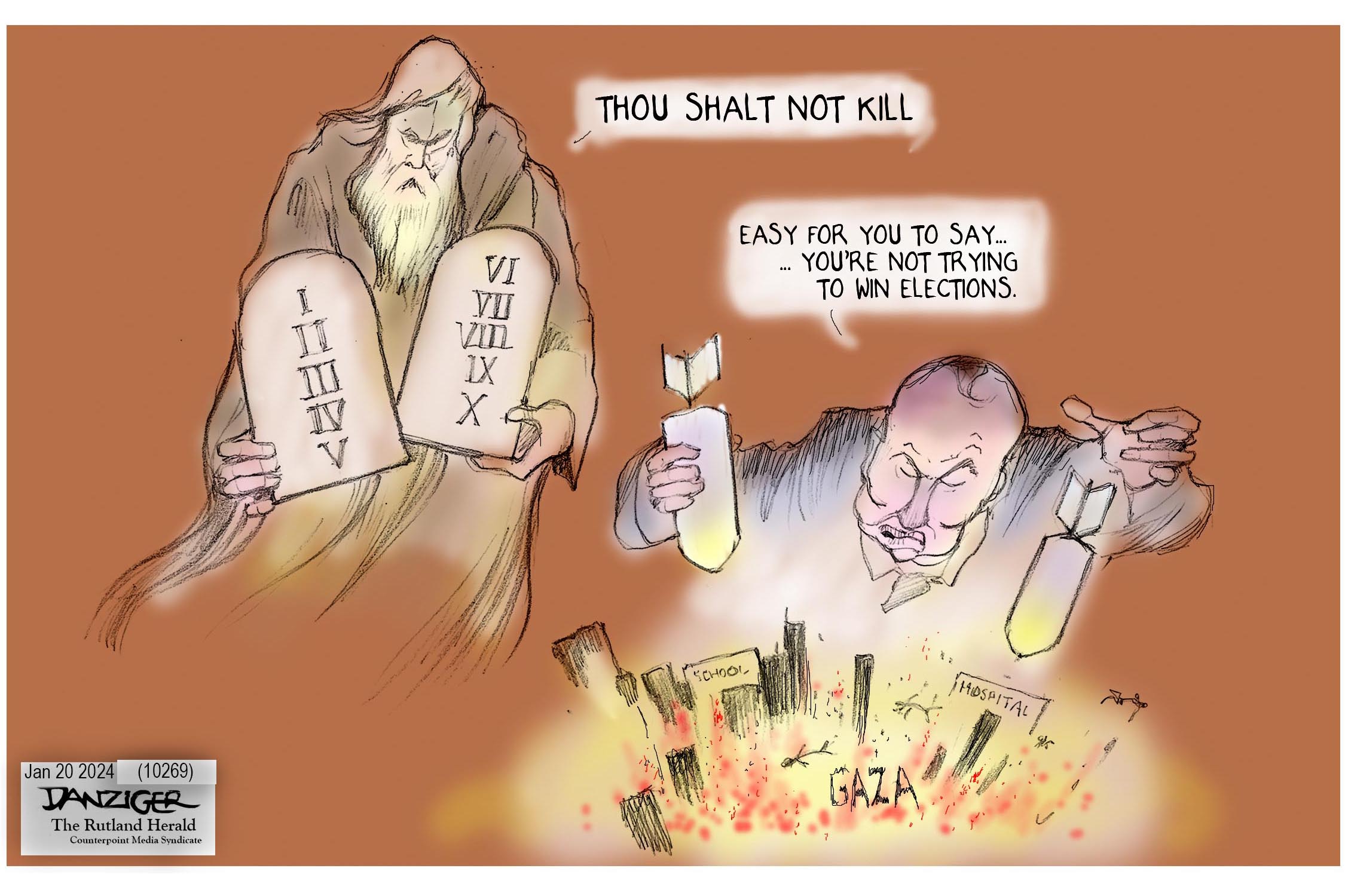 Jeff Danziger for 1/20/2024 | Jeff Danziger | Comics | ArcaMax Publishing