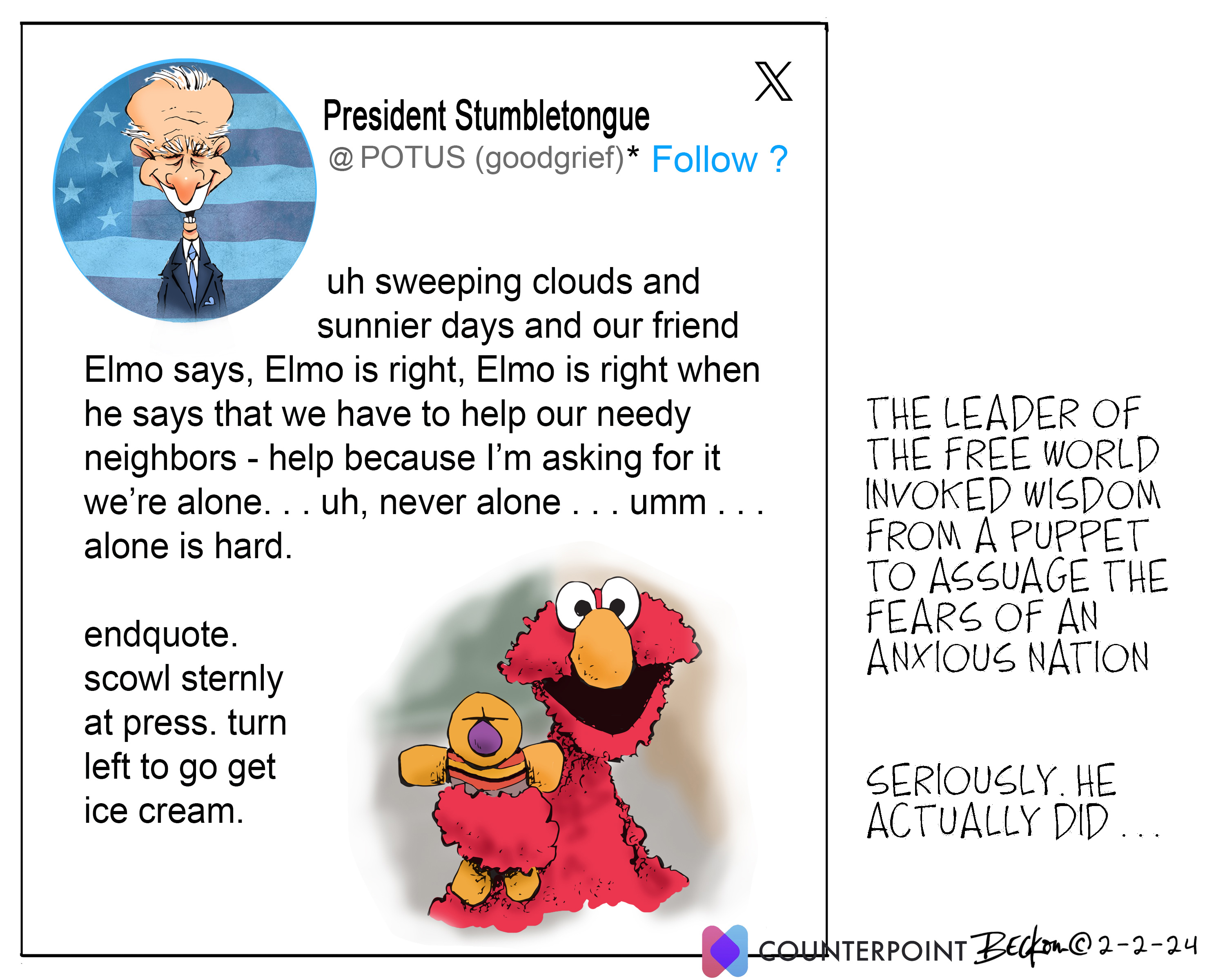 Mike Beckom 2/2/2024 | Mike Beckom | Comics | ArcaMax Publishing