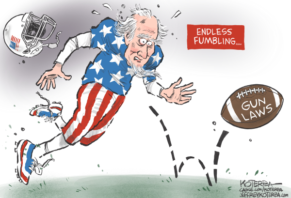 Uncle Sam Fumbling—CORRECT VERSION | Jeff Koterba | Comics | ArcaMax ...