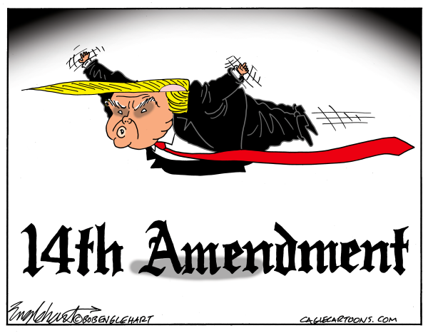 Trump Above 14th Amendment | Bob Englehart | Comics | ArcaMax Publishing