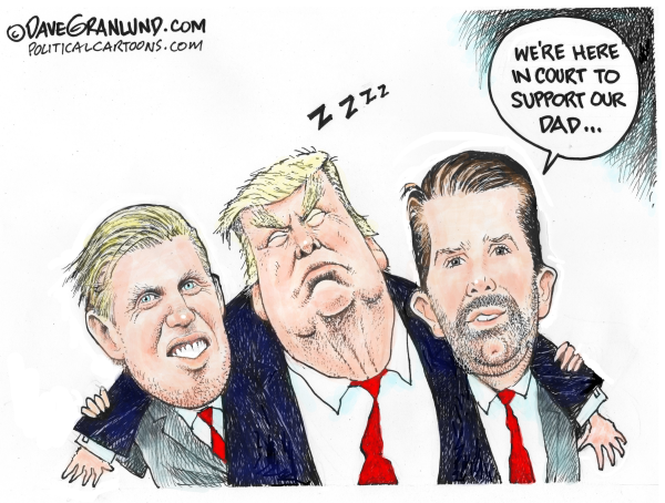 Trump trial family support | Dave Granlund | Comics | ArcaMax Publishing