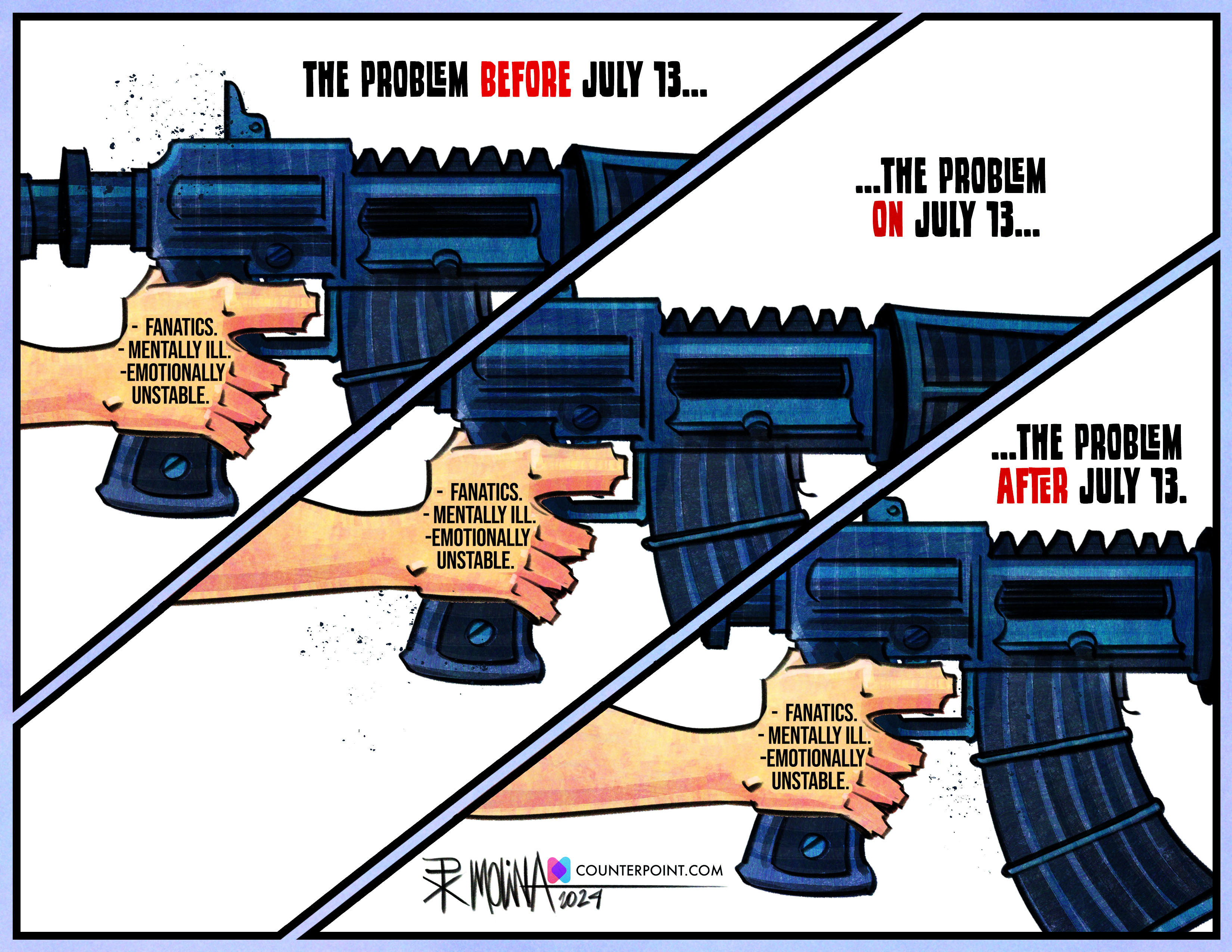 Pedro X. Molina for 7/17/2024 | Pedro X. Molina | Comics | ArcaMax ...